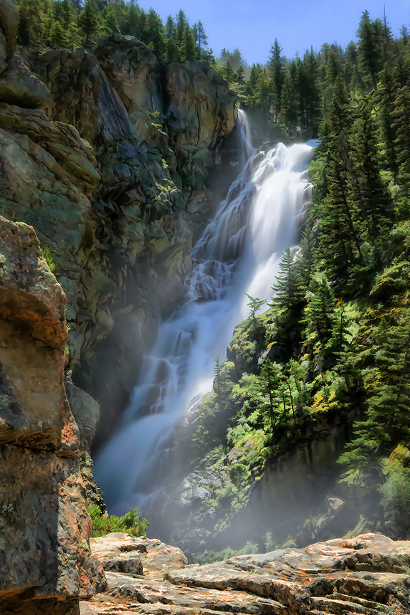 Woodbine Falls, Beartooth Mtns, Montana - Scenery and Architecture ...